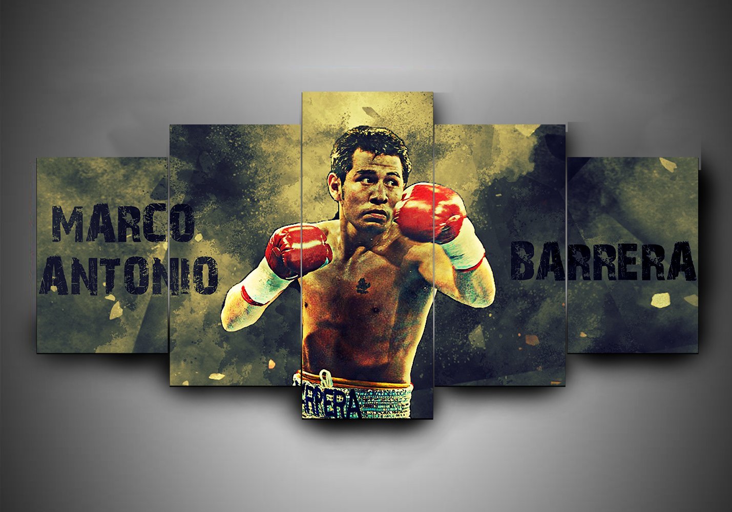 Boxing – Marco Antonio Barrera – Sport 5 Panel Canvas Art Wall Decor ...