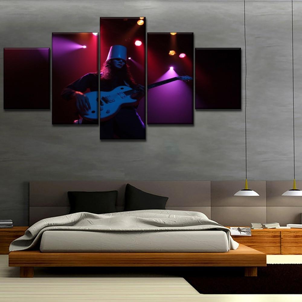 Buckethead Original Singer Music – 5 Panel Canvas Art Wall Decor – CA ...