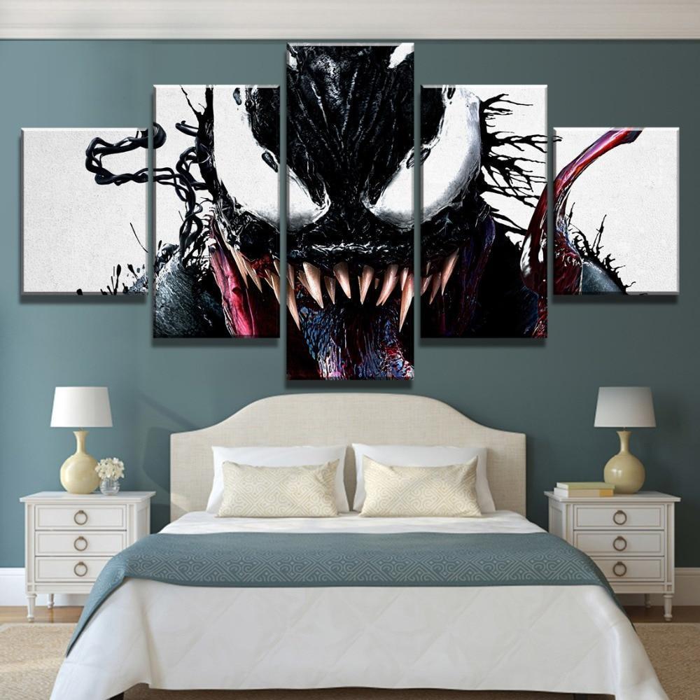 Venom 9 Movie – 5 Panel Canvas Art Wall Decor